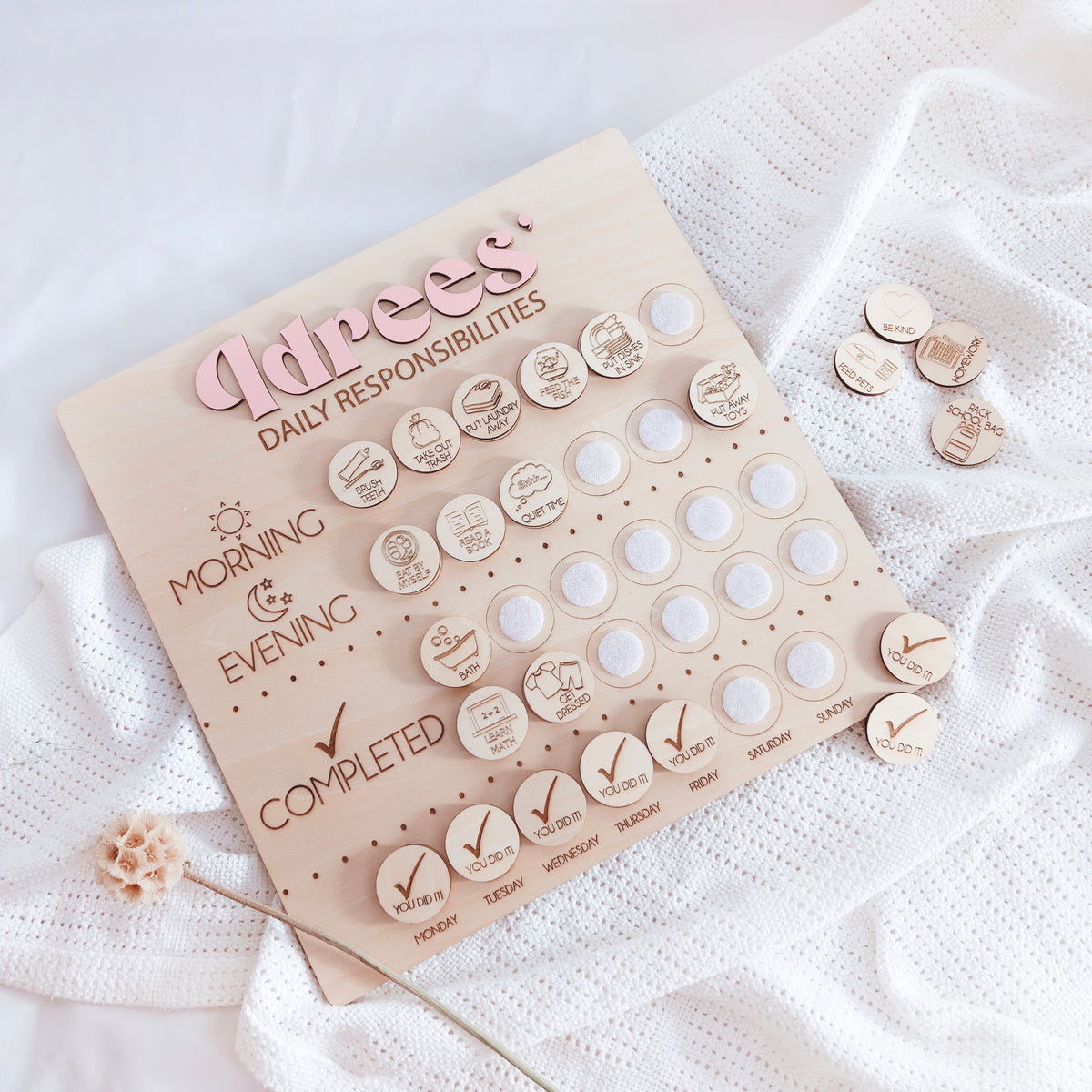 Daily Responsibilities Board– SWEETFAVOURSG